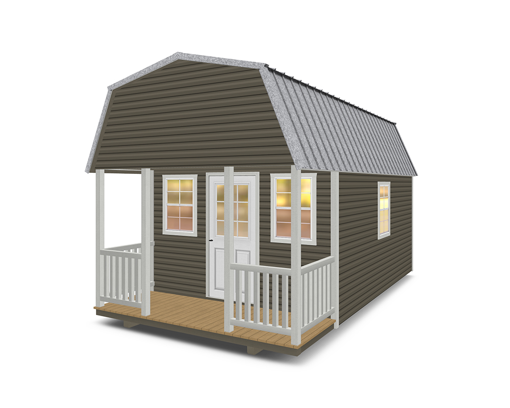 Gambrel Cabin - Miller Sheds